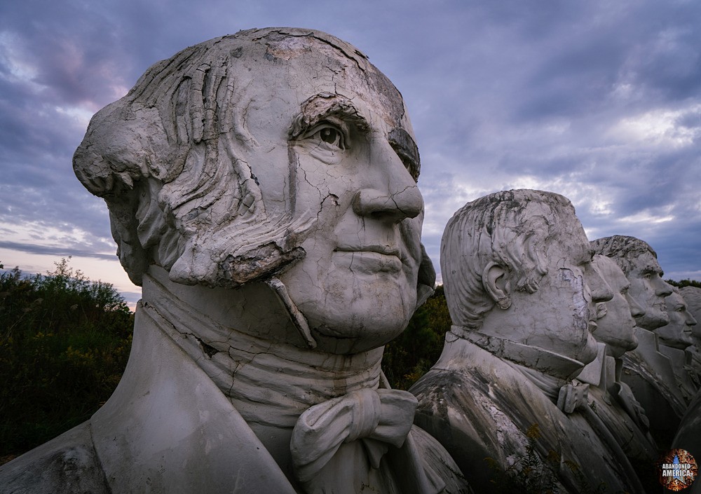 President Heads (Croaker, VA) | Martin Van Buren at Sunset