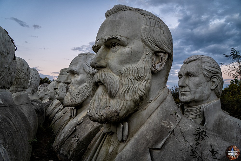 President Heads (Croaker, VA) | Rutherford B. Hayes and James Garfield