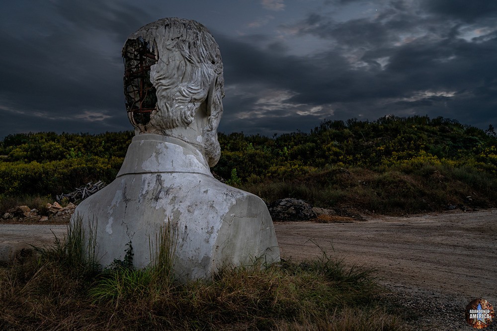President Heads (Croaker, VA) | Abraham Lincoln Rear View