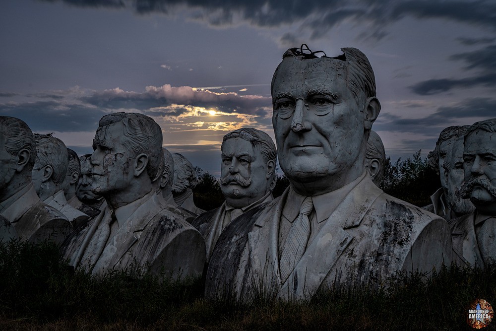 President Heads (Croaker, VA) | Frankling Roosevelt