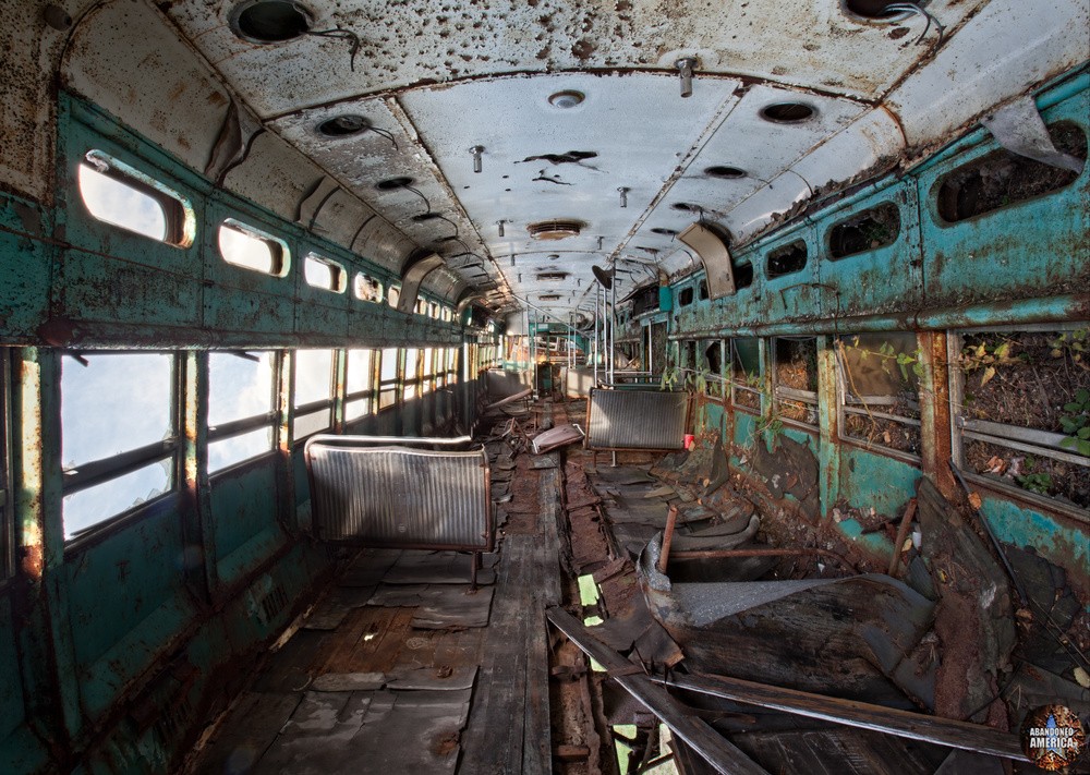 Trolley Graveyard | between heaven and earth