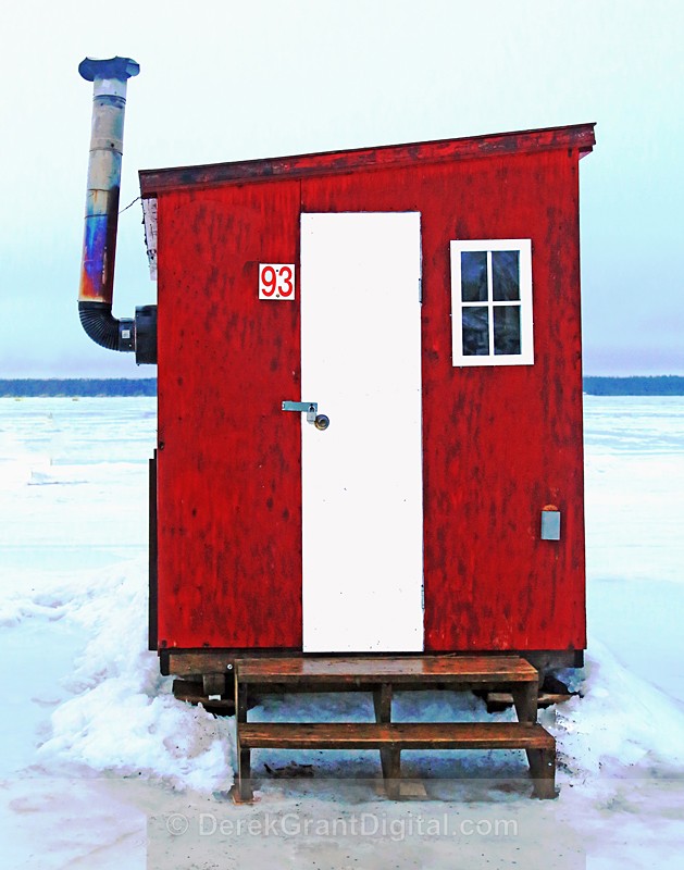 Red Ice Shack Renforth New Brunswick Canada