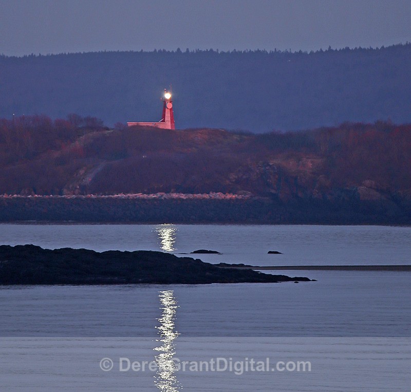 Partridge Island Lighthouse Saint John New Brunswick Canada
