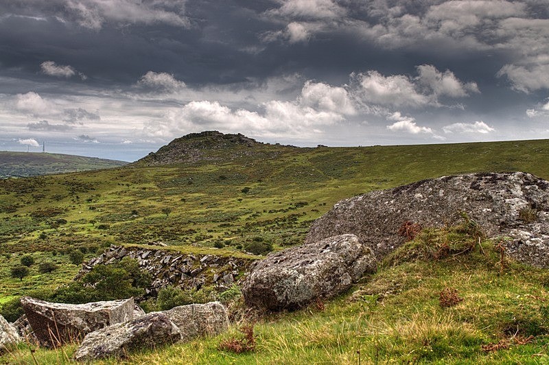 Sharp Tor at Minions on Bodmin Moor Cornwall