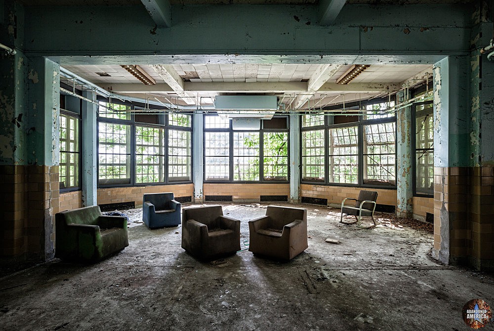 Pennhurst State School (Spring City, PA) | Upper Campus Dayroom