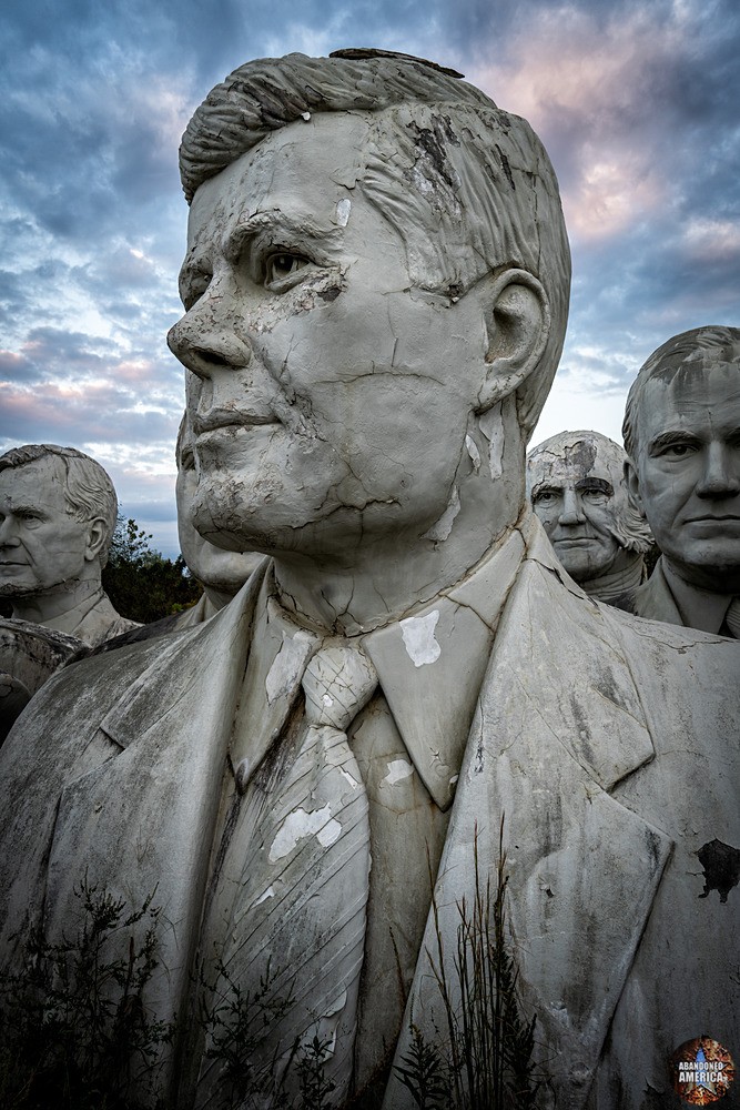 The President Heads photo - Abandoned America